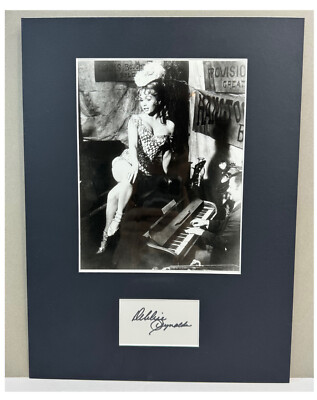 DEBBIE REYNOLDS Autograph HAND SIGNED Original with Photo Mounted ...