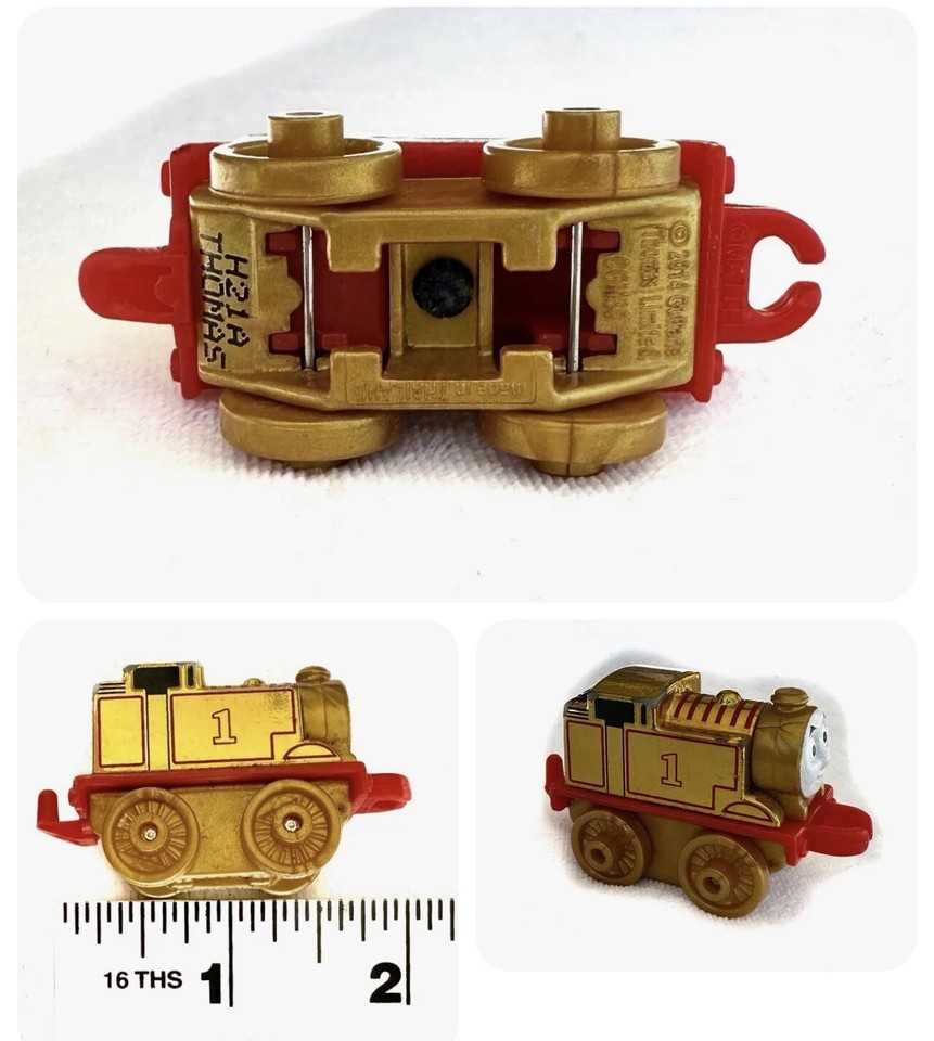 RARE Thomas The Train Mini Gold THOMAS Metallic Series by Mattel 2014 ...
