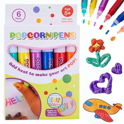 Magic Puffy Pens DIY Bubble Popcorn Drawing Pens Magic Puffy Pens Kids ...