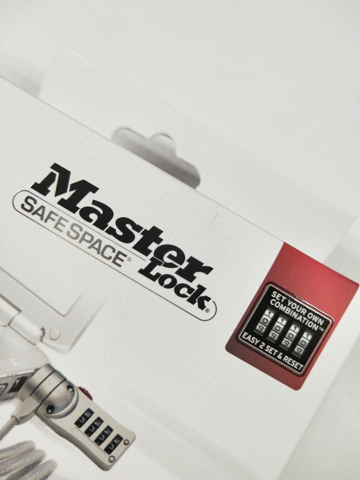 Master Lock Safe Space Laptop Notebook PC Cable Security Anti Theft ...