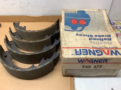 NOS Wagner Premium Relined Brake Shoes PAB473 oem | eBay