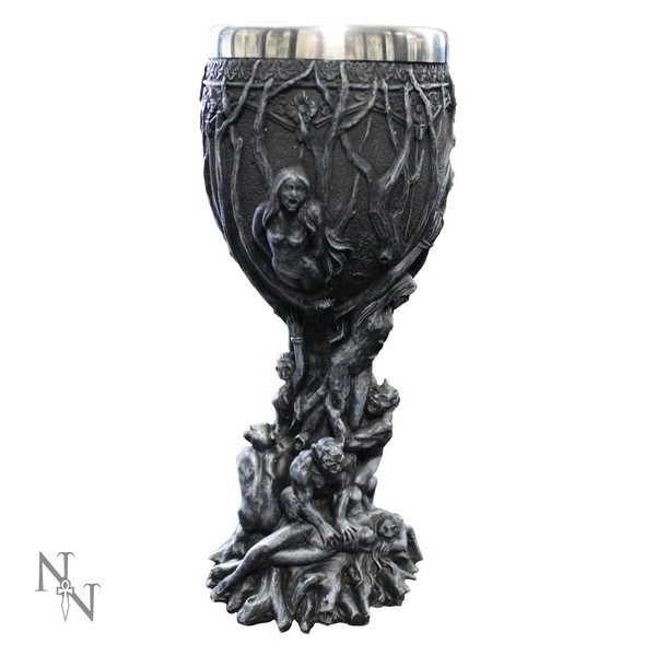 Nemesis Now Gothic Pagan HELLS Demons Chalice 20cm Goblet Cup for sale ...