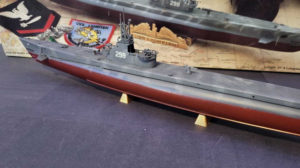 Revell USS Lionfish Submarine Built And Pro-Painted | eBay