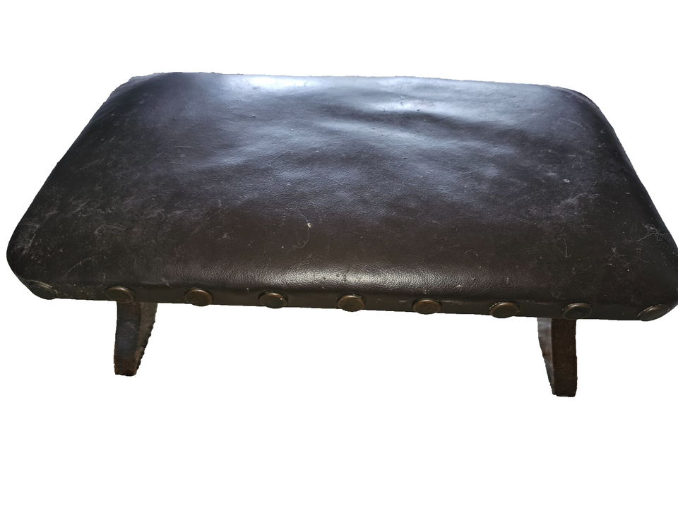 Small Limbert "Cricket" Foot Stool branded mark - c.1910 Arts & Crafts ...