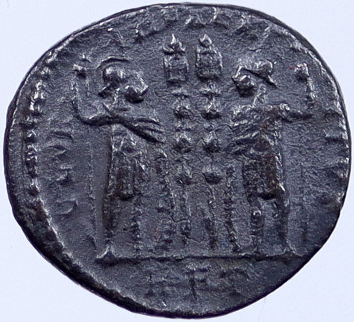CONSTANTIUS II WAR LEGION SOLDIERS Authentic Ancient Genuine Roman Coin ...