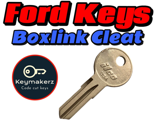 Boxlink Cleat Keys Ford Truck Bed Tie Down Replacement Key Cut to Code ...