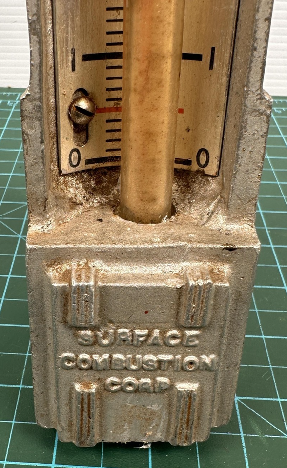 Vintage Surface Combustion No 14-G Water Gauge Manometer Draft Pressure ...