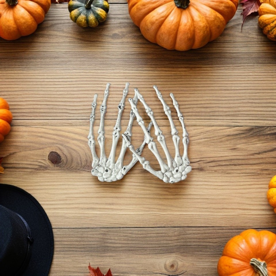 4 Pairs Halloween Fake Hand Decorations Hands Severed Prop Creepy | eBay UK
