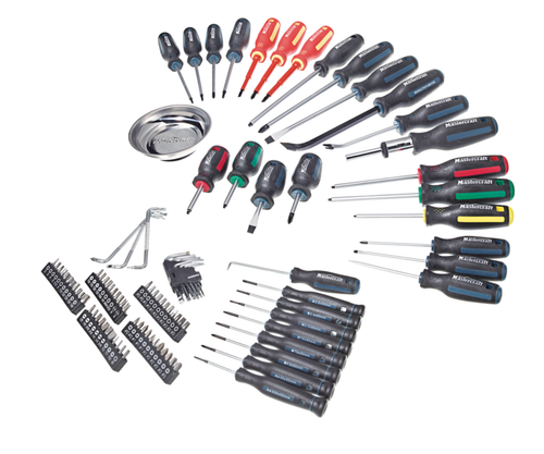 Mastercraft 100-pc Screwdriver Set with Insulated and Precision Drivers ...