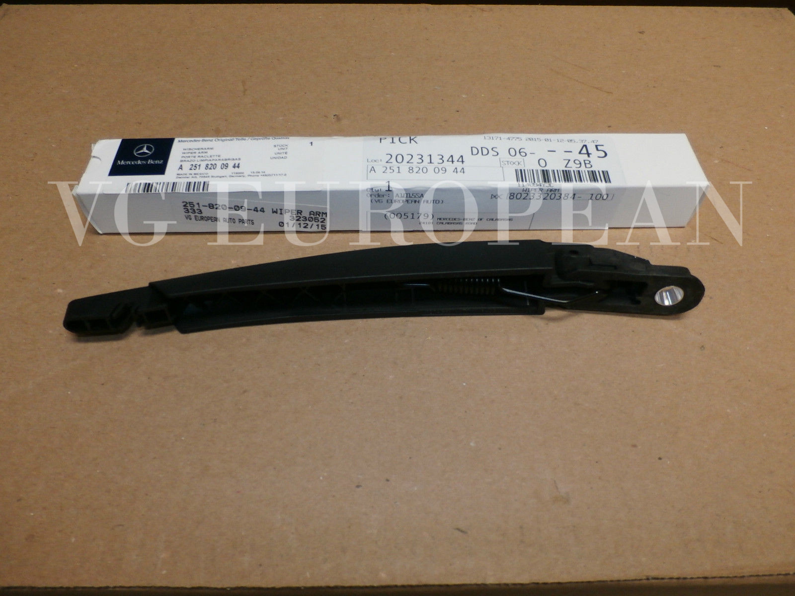 Mercedes-Benz R-Class Genuine Rear Window Wiper Arm w/Blade NEW R320 ...
