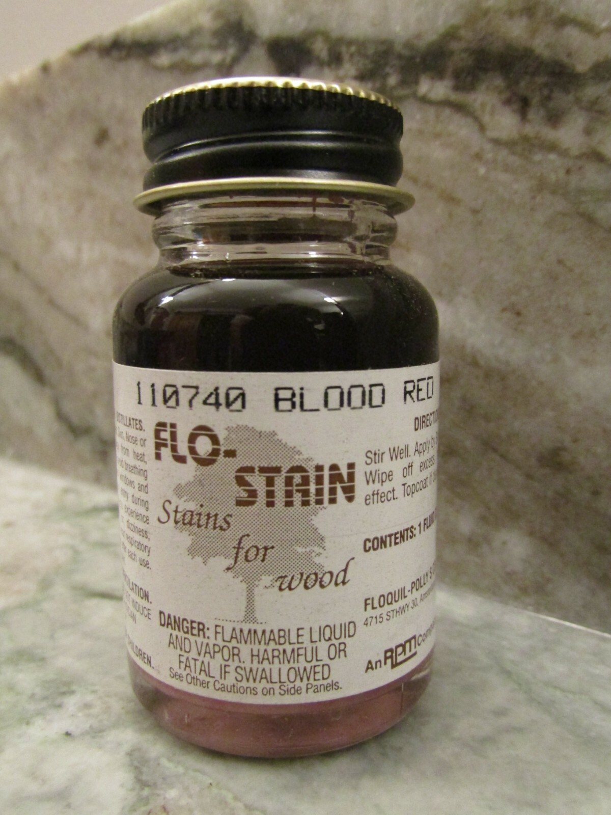 FLOQUIL FLO-STAIN by TESTORS MODEL PAINT 1oz 1 OUNCE - BLOOD RED | eBay