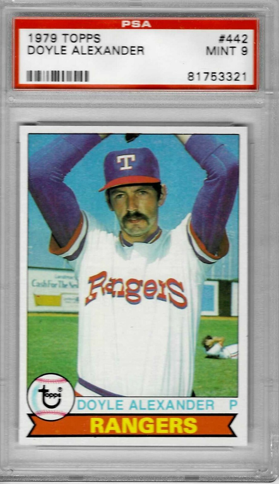 1979 Topps #442 Doyle ALEXANDER - PSA 9+++ Rangers | eBay