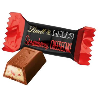 MINI LINDT HELLO STRAWBERRY CHEESECAKE MILK CHOCOLATE BARS | eBay