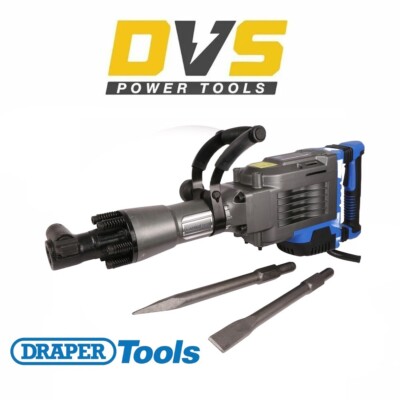 Draper 56411 18.5kg 230v 1700W Demolition Hammer Drill Concrete Breaker ...