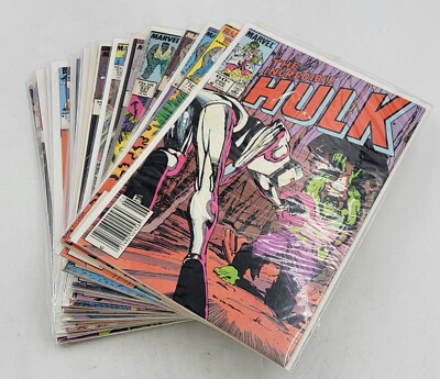 The Incredible Hulk Lot of 22 No. 296 299 327 335 336 337 339 346 355 ...