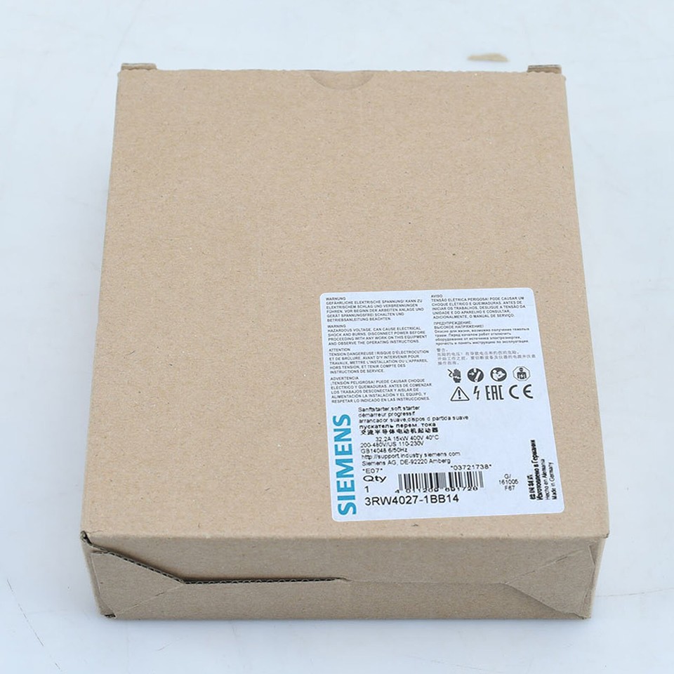 New In Box 1PC Siemens Soft Starter 3RW4027-1BB14 ship freeping | eBay