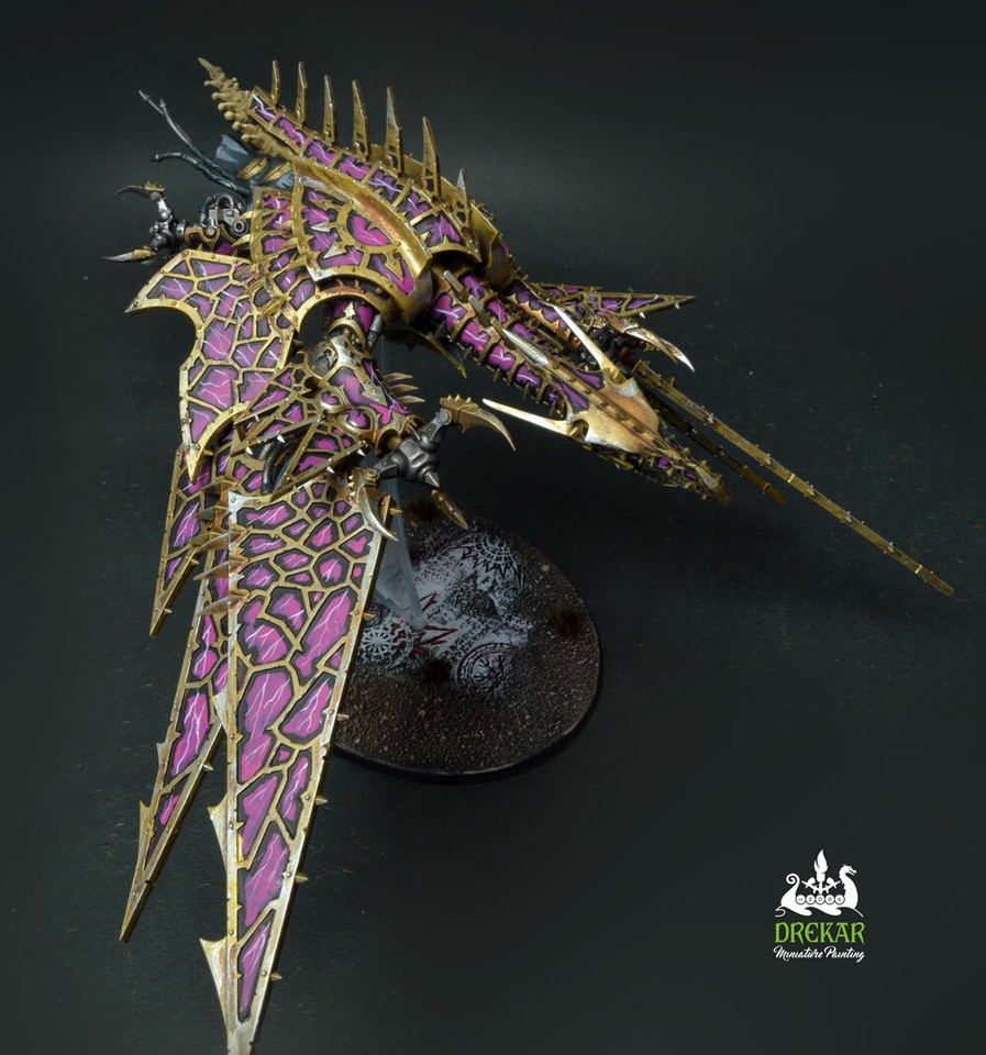 Heldrake chaos space marines warhammer 40K ** COMMISSION ** painting | eBay