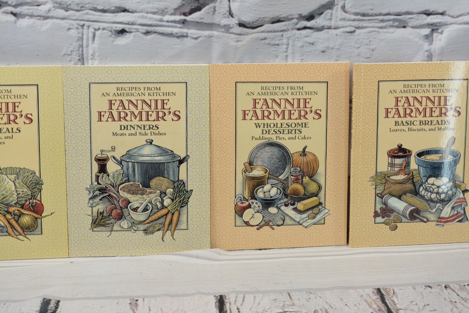Recipes From An American Kitchen Fannie Farmer 1995 Vintage 4 Book ...