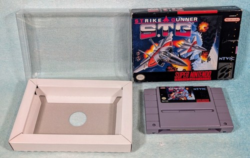 Strike Gunner STG (Super Nintendo SNES, 1992) w/ Box - Authentic ...