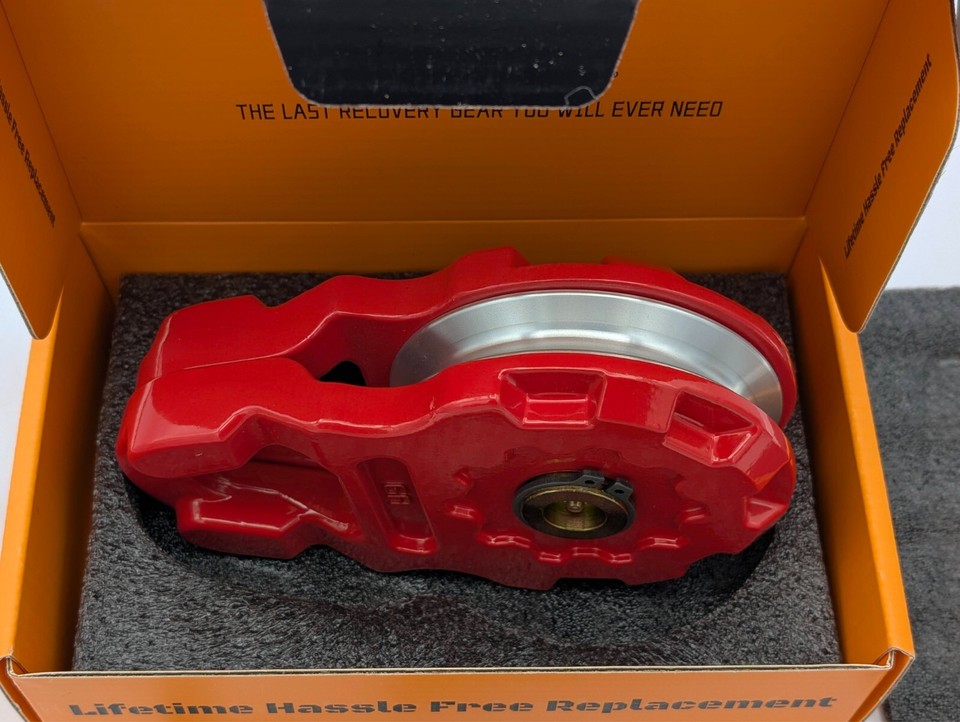 ULTRA Snatch Block Pulley 20T MBS Aluminum Red Rigging Off Road NEW IN ...