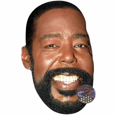 Barry White (Smile) Celebrity Mask, Flat Card Face | eBay