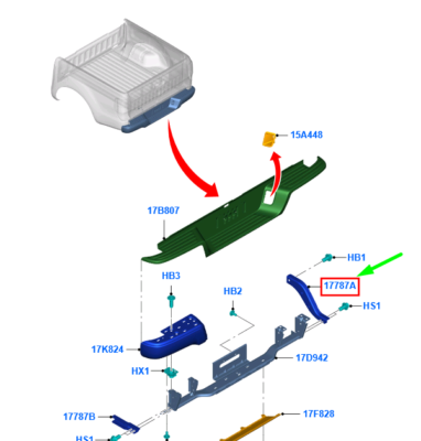 Ford Ranger Rear Bumper Brackets Ford F 150 Outer Rear Bumper Inner