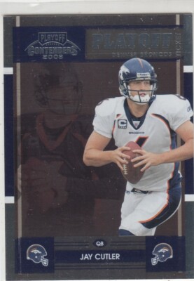 JAY CUTLER 2008 Donruss Playoff Contenders Playoff Ticket #31 93/99 ...