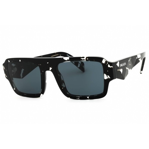 Prada Men's Sunglasses Black Clear Tortoise Acetate Square Frame 0PR ...