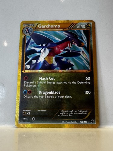 Garchomp Gold Plasma Freeze Secret Rare Holo 120/116 | eBay