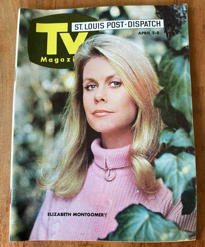 1972 - ELIZABETH MONTGOMERY Magazine Regional TV Guide BEWITCHED ...