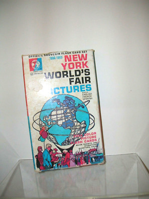 1965 NEW YORK WORLD'S FAIR FLASH CARD PICTURE SET | eBay