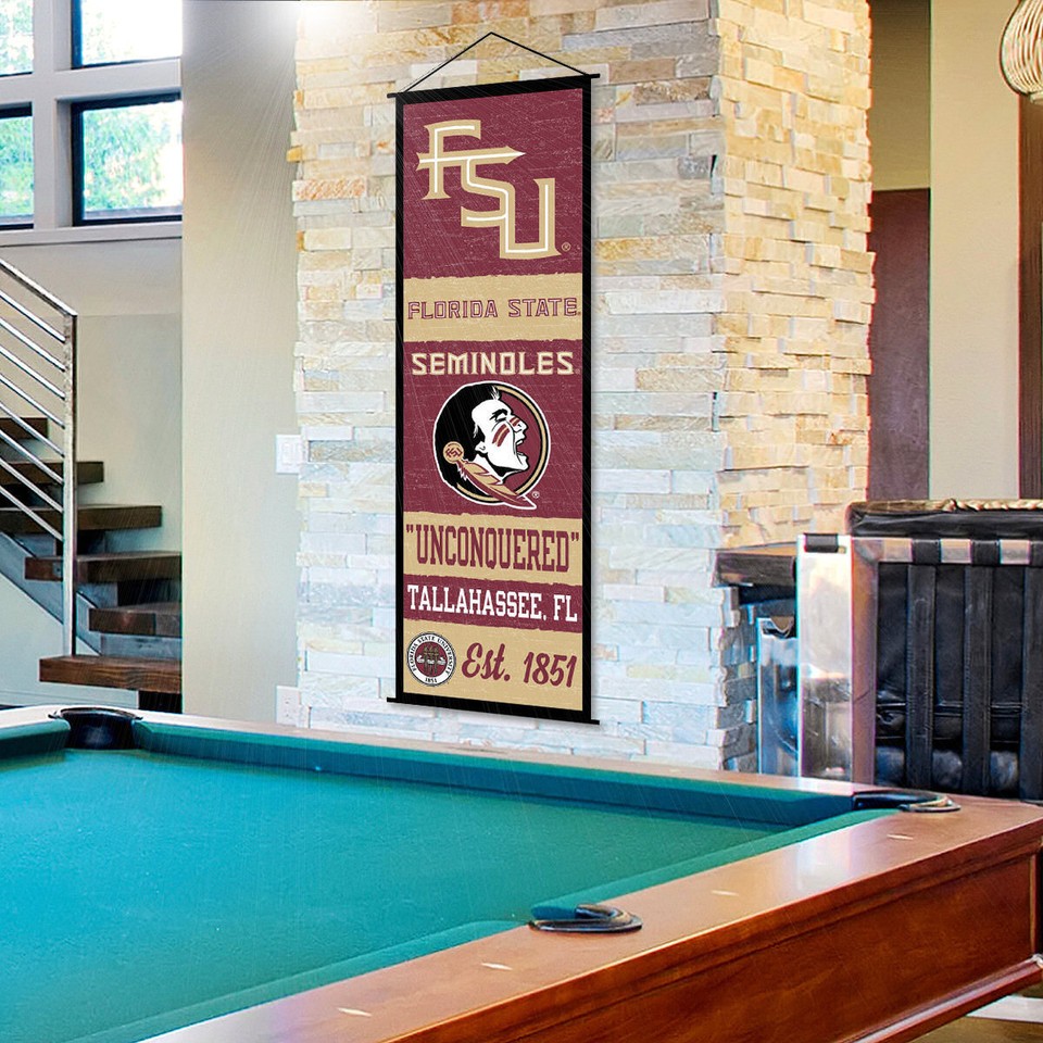 Florida State University Seminoles Room Banner Poster Art Canvas | eBay