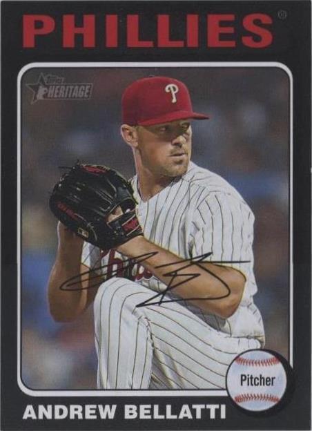 2024 Topps Heritage Mini - Andrew Bellatti #79 Black Border "White ...