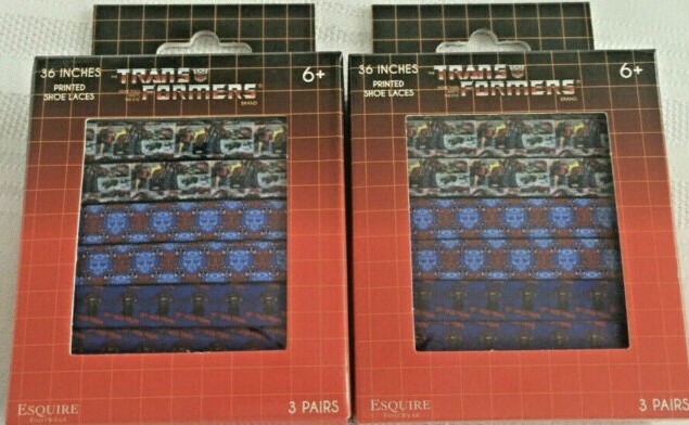 2X TRANSFORMERS Autobots OPTIMUS PRIME Printed 36” Shoe Laces 3 Pairs ...