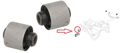 REAR DIFFERENTIAL DIFF ARM MOUNTING BUSHES BUSHINGS FOR MITSUBISHI ...