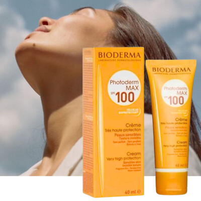 2 X BIODERMA PHOTODERM Max SPF 100+ Suncreen Sunblock 40ml Tinted ...