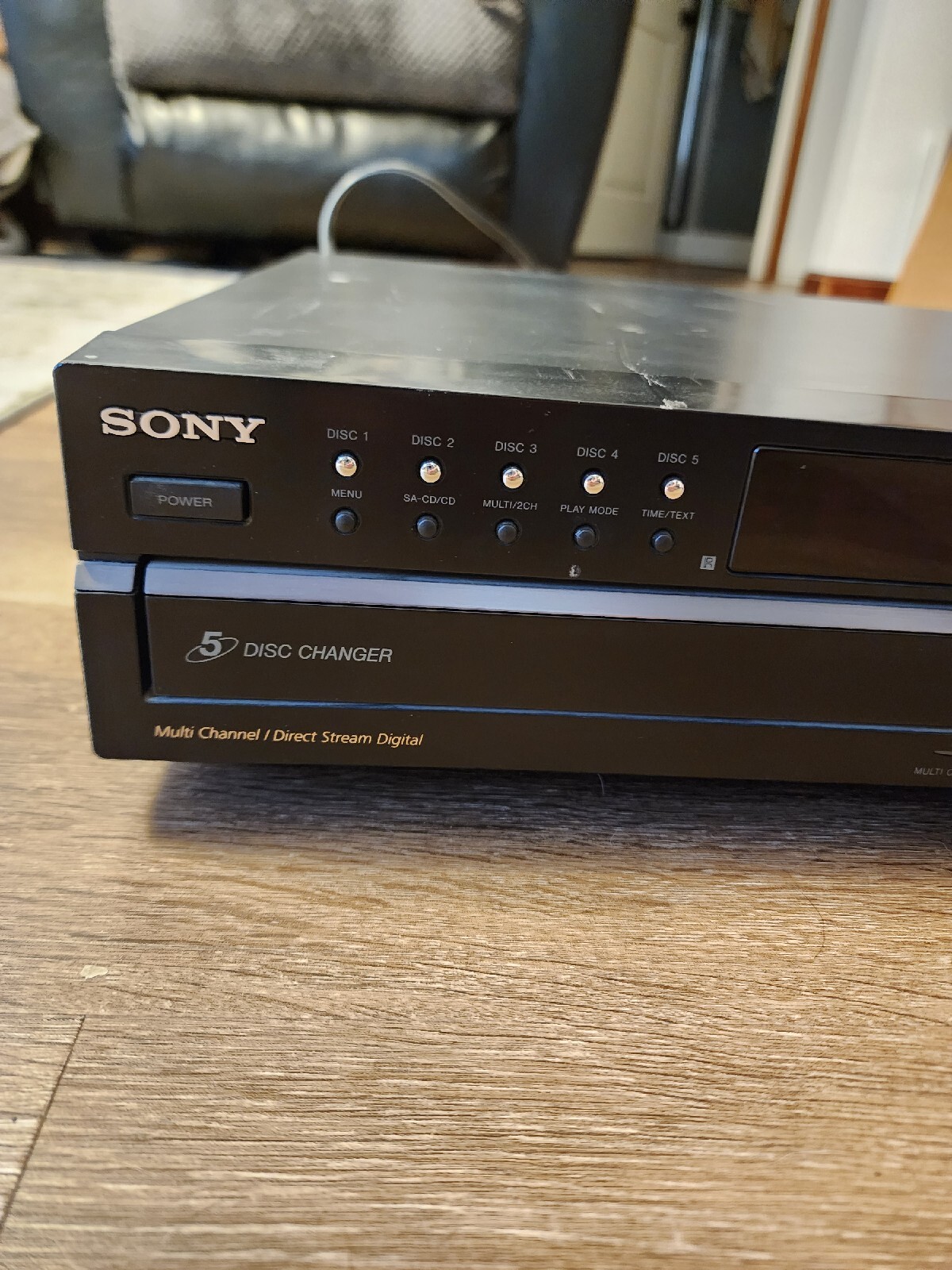Sony SCD-CE595 5 Disc 5.1 Channel Super Audio CD Changer/Player TESTED ...