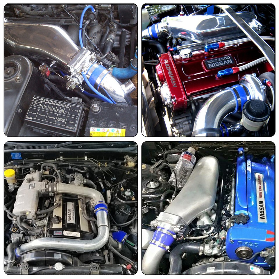 Intake Manifold Silver + Throttle Body For Nissan Skyline R32 GTS GT-S ...