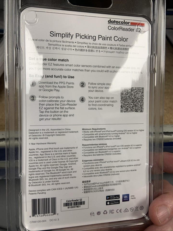 Datacolor PPG Color Reader EZ Scanner Reader Matcher Paint Brand New ...