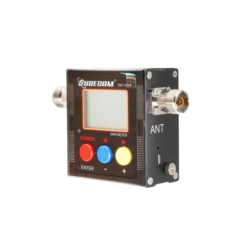 SW-102 HF 1.5-70Mhz Antenna Digital Power &SWR Meter for Portable Two ...