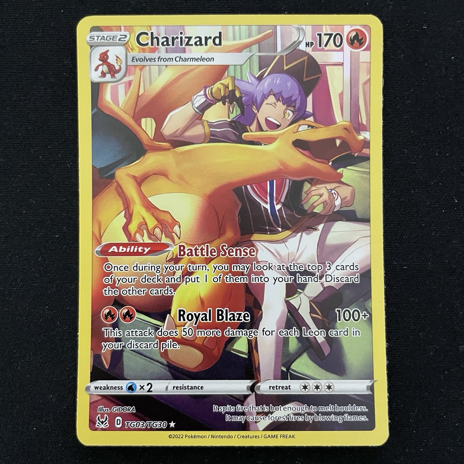 Charizard TG03 Current Market Value | Lost Origin