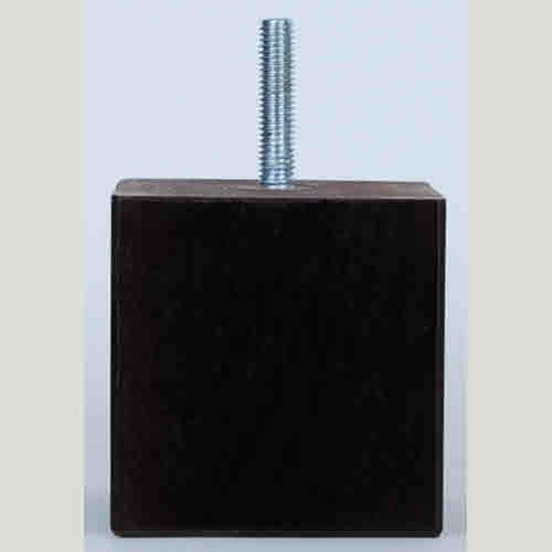 12 SQUARE FURNITURE FEET E781-W 70mm (2.75") SOFA LEGS CHAIR FOOT STOOL ...