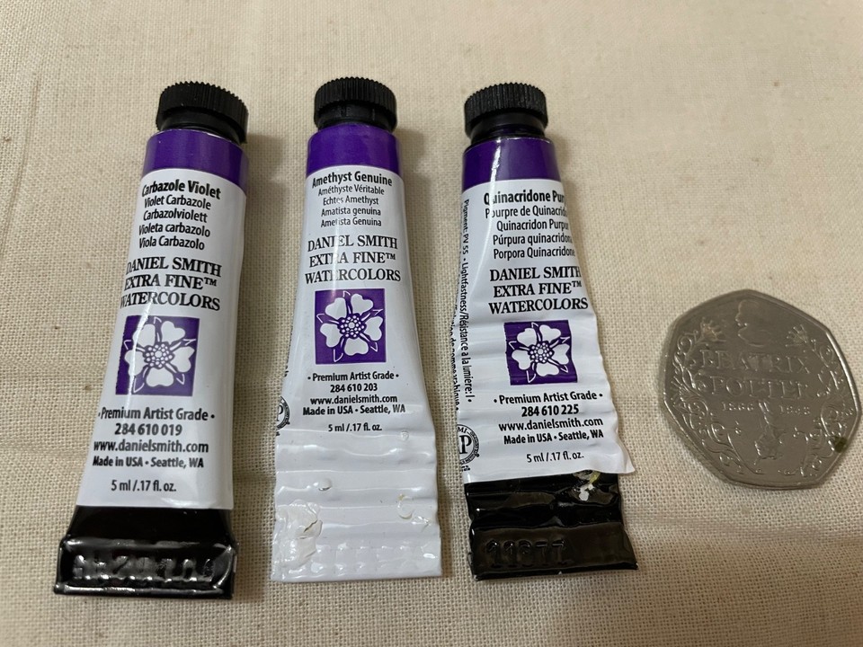 Daniel Smith Watercolour paint x 28 - 5ml tubes - used + 1 New | eBay UK