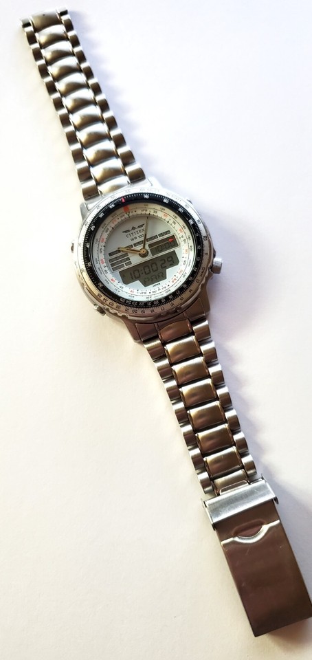 Citizen C080-088603 Wingman Quartz Watch Chronograph Diver Alarm ...