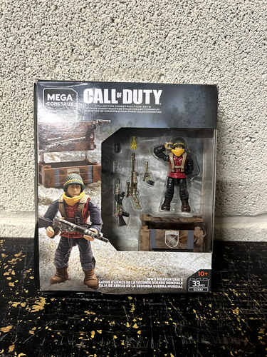 Mega Construx Call Of Duty WWII Weapon Crate 33 Pcs GCN92 NEW DAMAGED ...