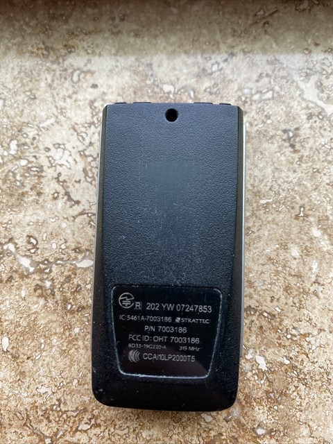 Aston Martin Db9 Smart Key Remote Fob Black FCC Oht7003186 4-button OEM ...
