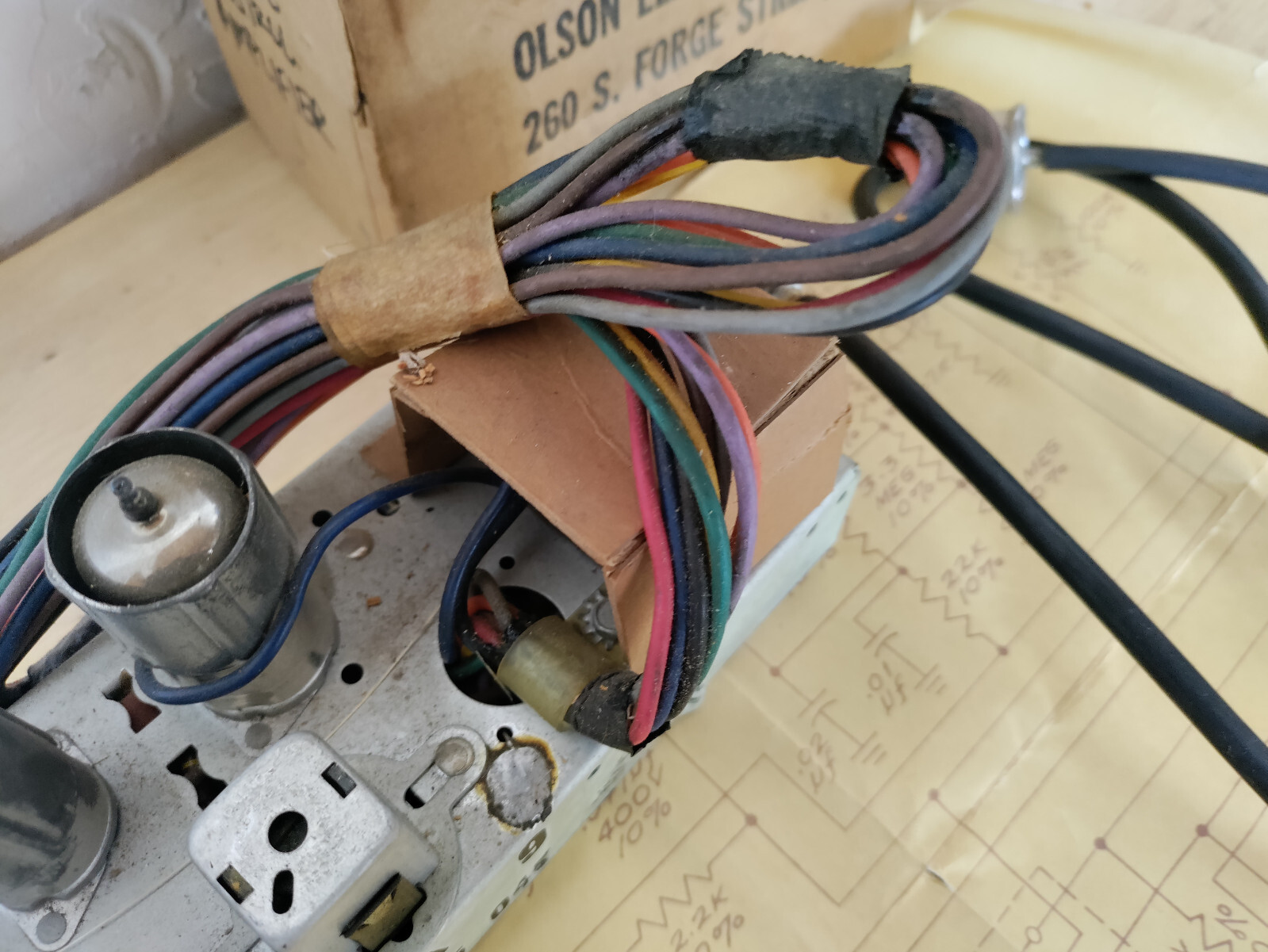 Vintage Olson Electronics Remote Control Tube Stereo Amplifier RBA 9 ...