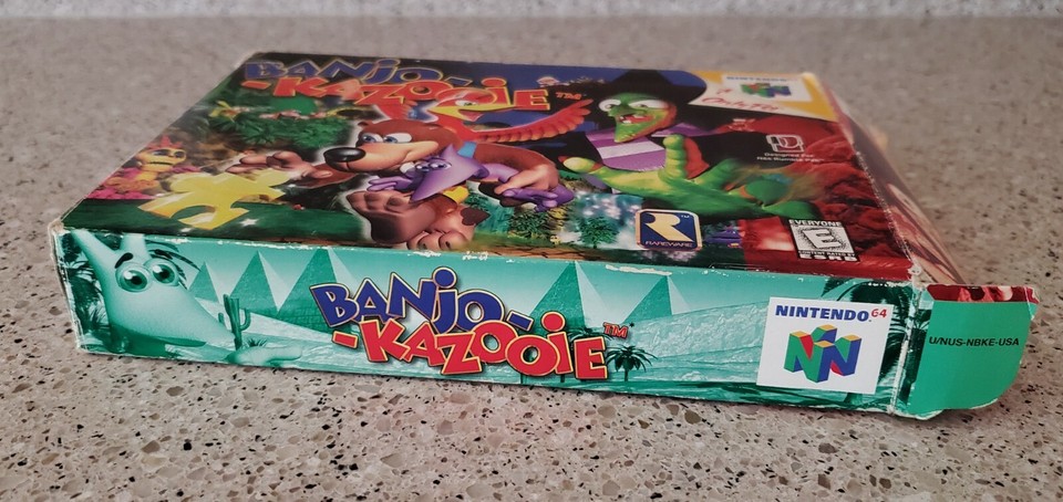 Banjo-Kazooie Nintendo 64 N64 Video Game Complete CIB Manual Box Lot ...
