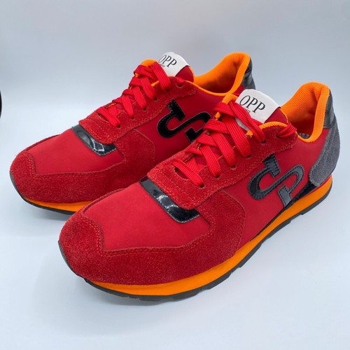 OPP France Designer Sneakers Men's 8.5 265mm Red Orange Gray OS173186 ...