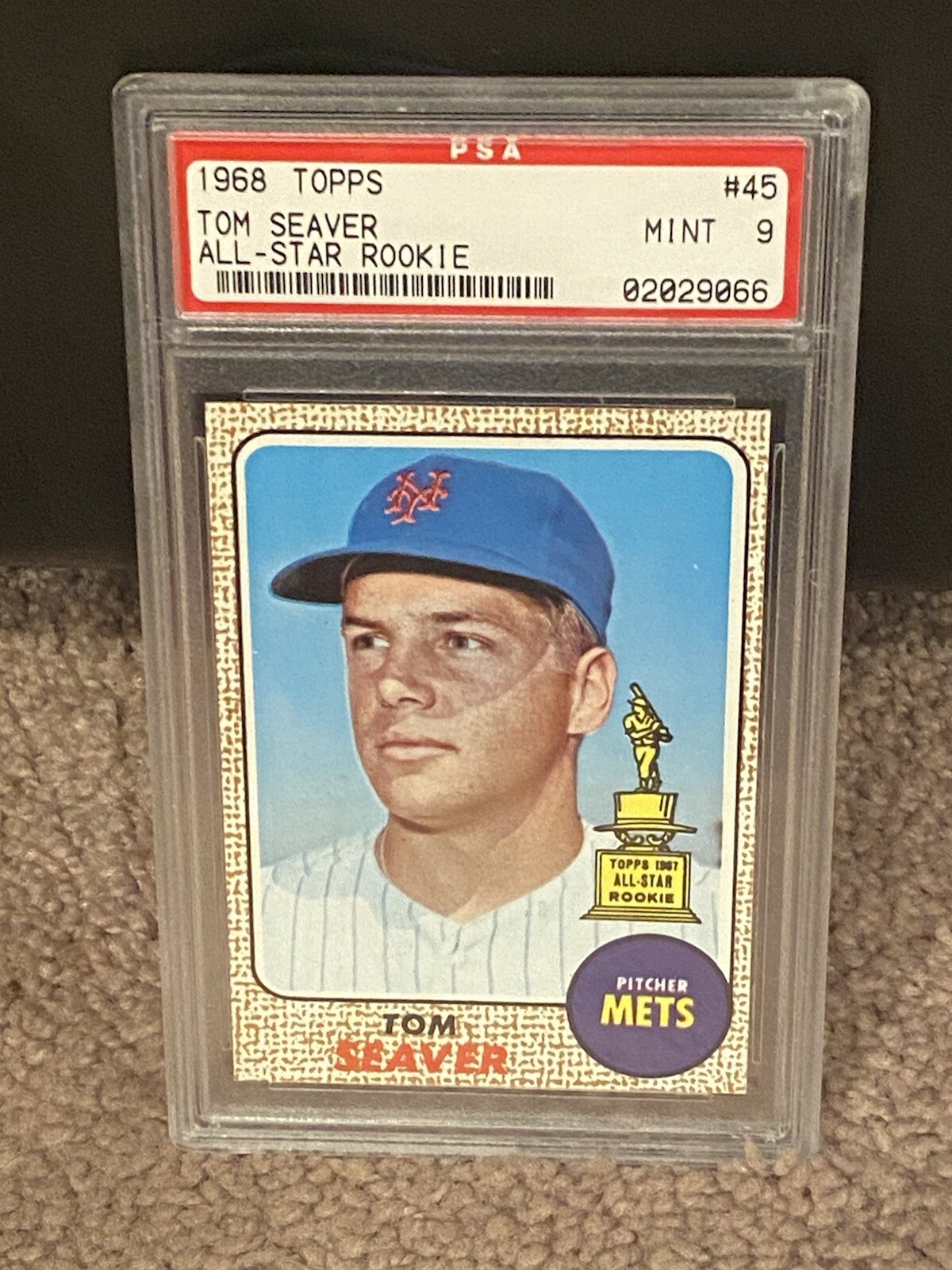 1968 TOPPS ALL-STAR ROOKIE #45 TOM SEAVER METS HOF PSA 9 | eBay